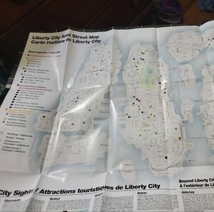 Accents | Grand Theft Auto Iv Map Poster | Poshmark
